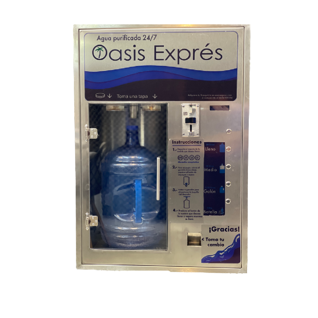 Purificadoras de agua de autoservicio — Oasis Expres OEV200603G22
